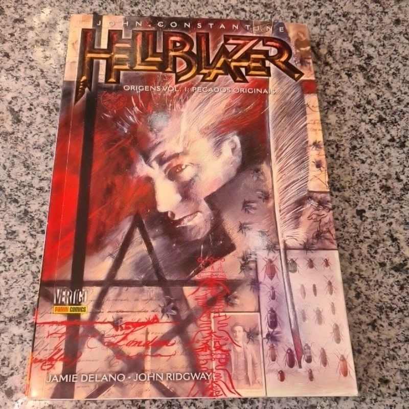 Hq HELLBLAZER ORIGENS VOL 1 PECADOS ORIGINAIS em ótimo estado | Shopee Brasil