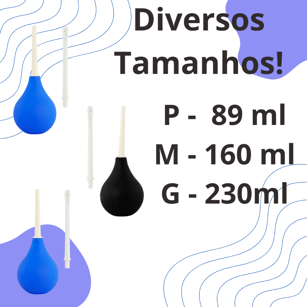 Ducha Ginecológica Higiênica Intima Anal Chuca Diversos Tamanhos ...