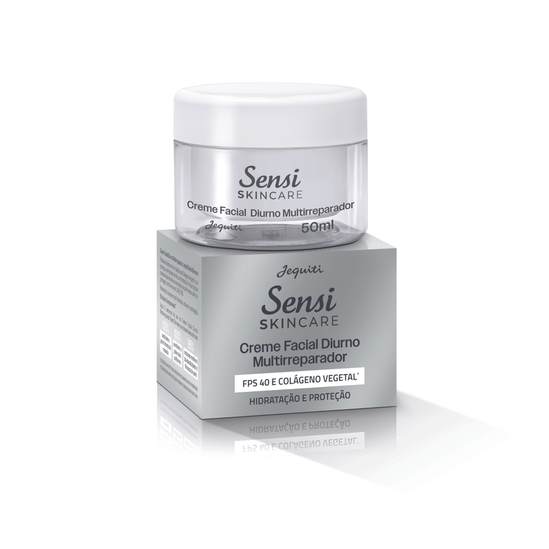 Creme Facial Diurno Multirreparador FPS 40 Sensi Skincare Jequiti ...
