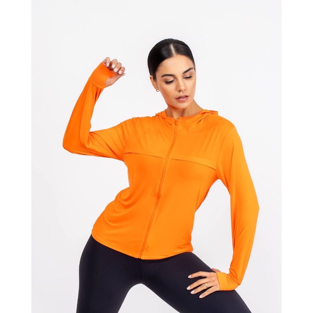 Casaco Fitness Feminino Dry Fit Poliamida | Shopee Brasil