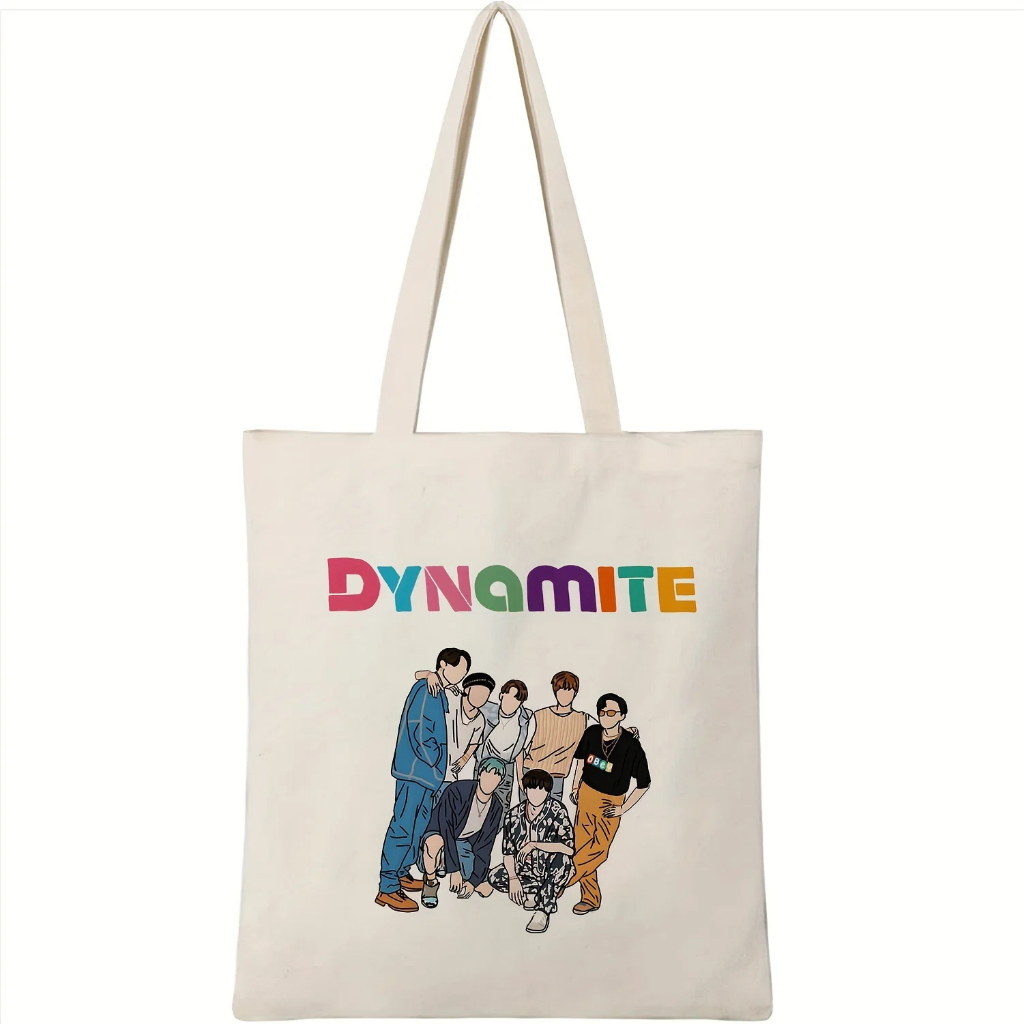 Bolsa Ecobag Ecológica Dynamite Integrantes Grupo Kpop Moda Aesthetic ...