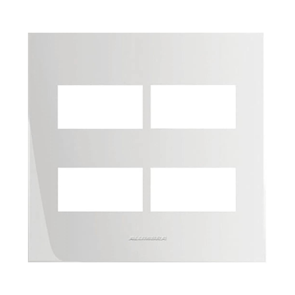 Placa 4X4 Para 4 Módulos Com Suporte Inova Pro Alumbra 85005 | Shopee ...