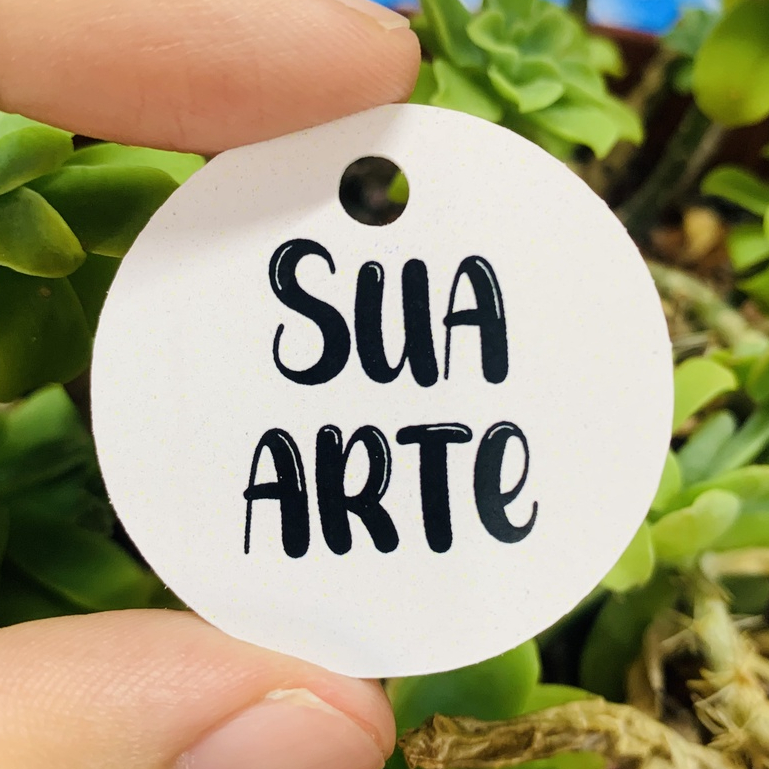 135 Tags Redondas 4x4 cm Personalizadas | Shopee Brasil