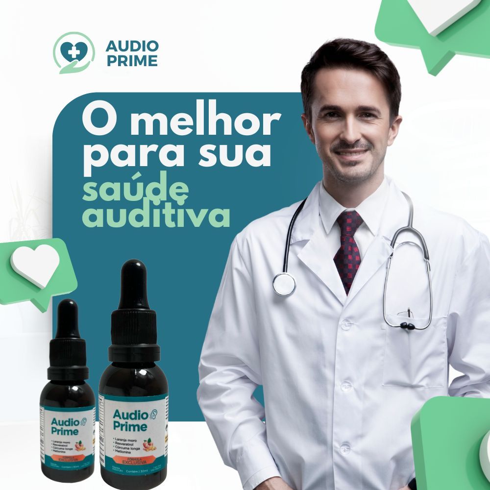 2 Audio Prime Suplemento para os Ouvidos 60 ML | Shopee Brasil