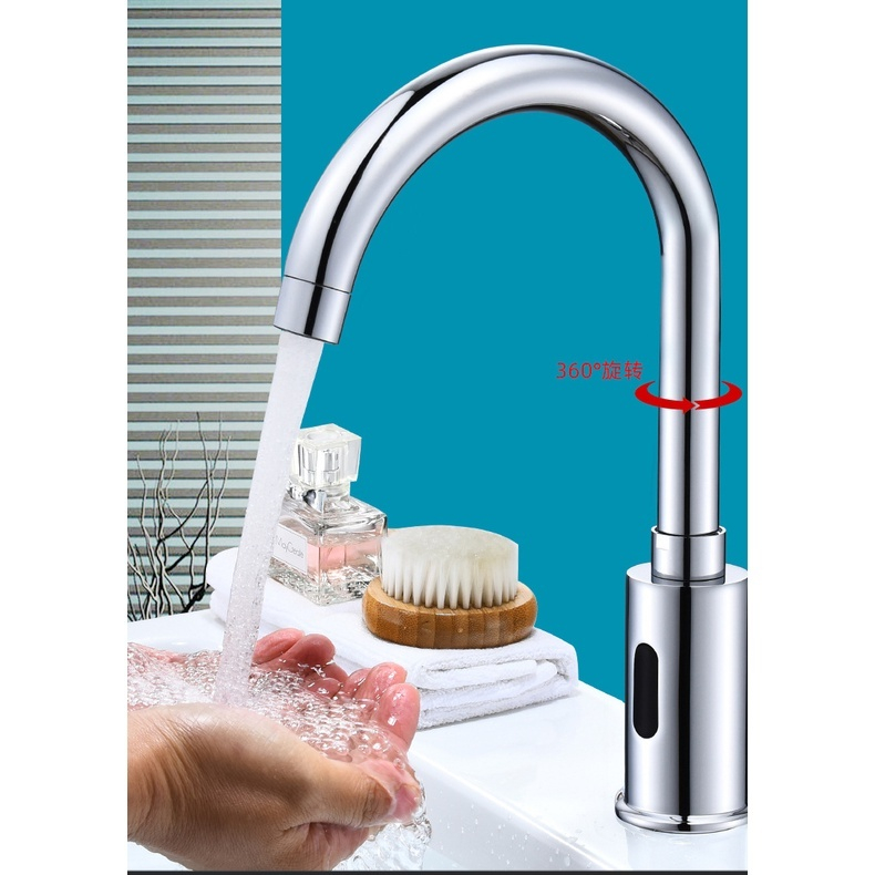 TORNEIRA COM SENSOR AUTOMATICO A PILHA AA / XP-1451. | Shopee Brasil