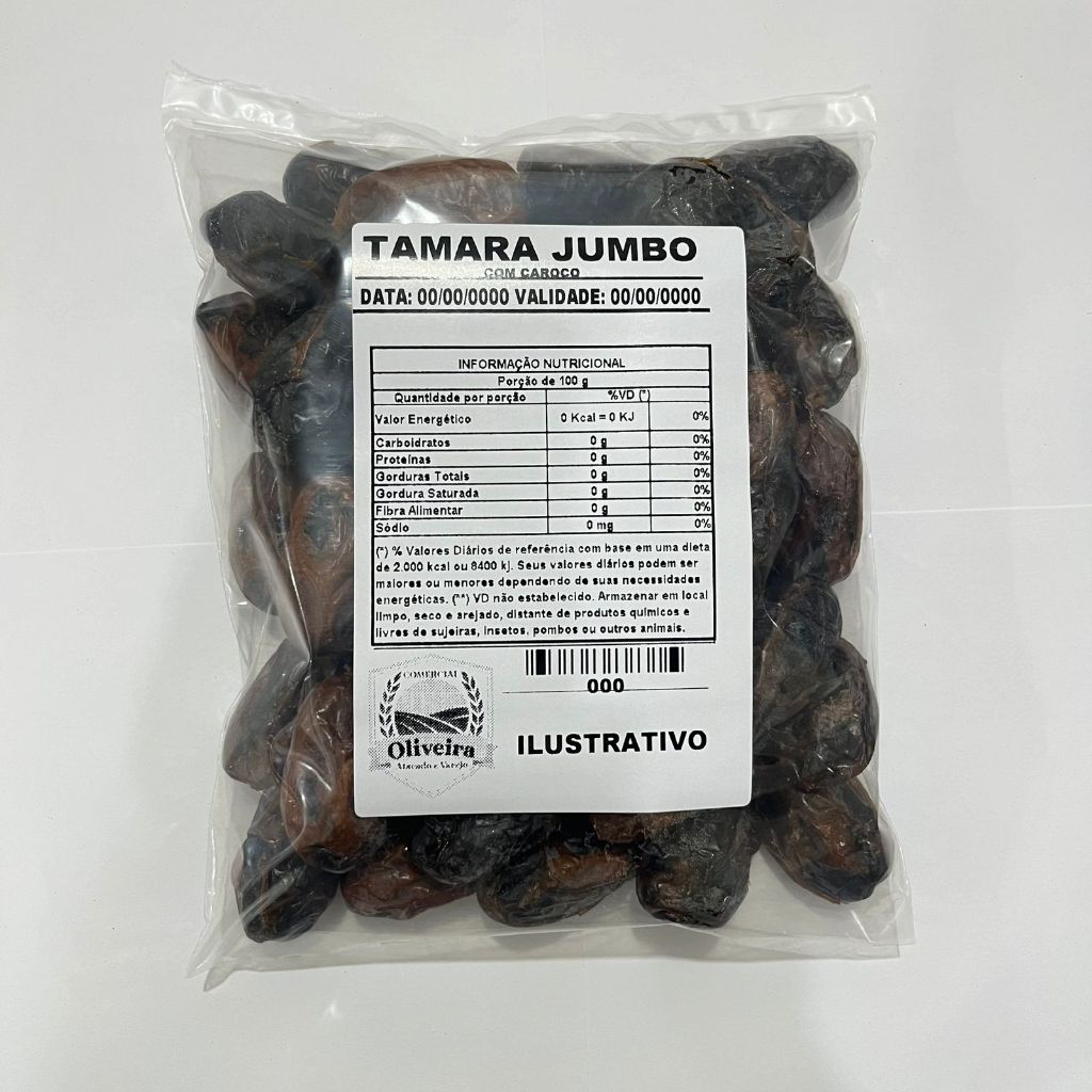 Tamara Fresca Jumbo Com Caroço 1kg | Shopee Brasil