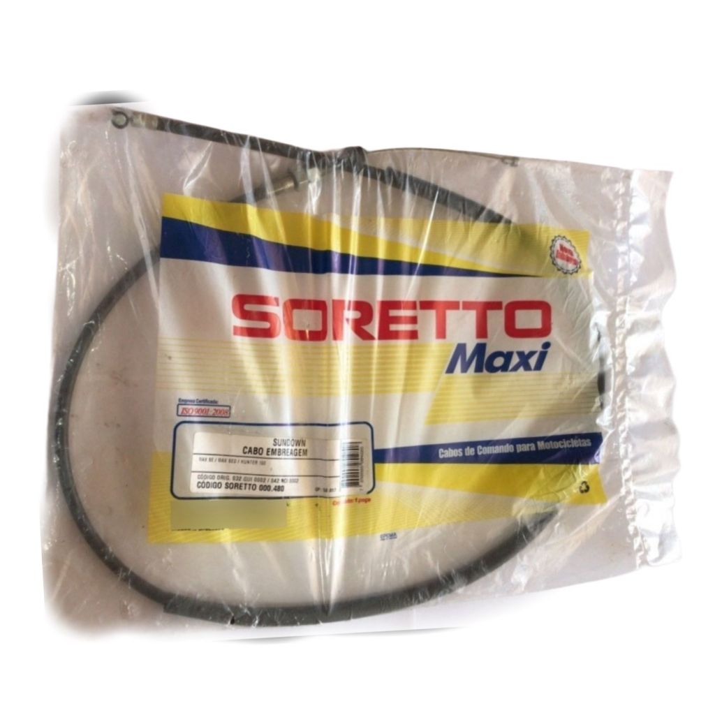 Cabo Embreagem Sundown Max Se/ Max Sed/ Hunter 100 Soretto | Shopee Brasil