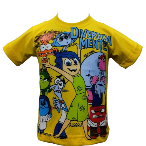 CAMISETA CAMISA INFANTIL ou ADULTO DIVERTIDAMENTE INSIDE OUT 2 ALGODAO ...