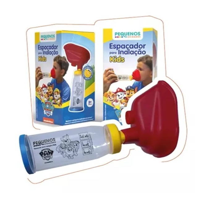 Espaçador De Medicamento Aerosol Infantil Inalação - Patrulha Canina ...