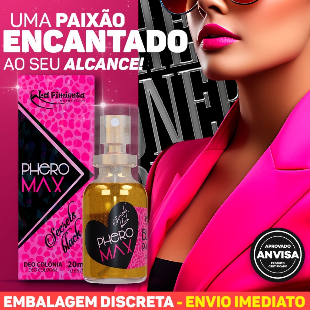 ENCANTE COM O PERFUME AFROSIACO SECRETS BLACK LA PIMENTA (PERFUMES ...