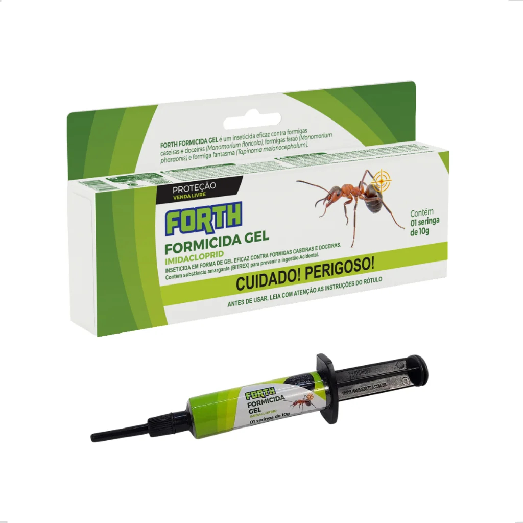 Formicida Gel Forth proteção contra formigas seringa 10g | Shopee Brasil