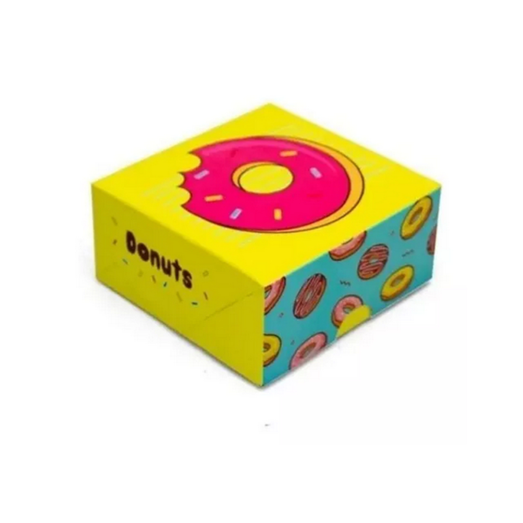 50 Unidades - Embalagem para Mini Donuts Delivery Entrega Doces Ifood ...
