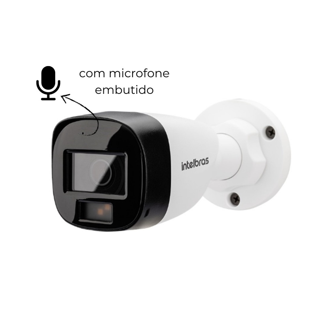 CÂMERA Intelbras 20 MT MULTI HD VHD 3220 B FULL COLOR+ Com microfone ...