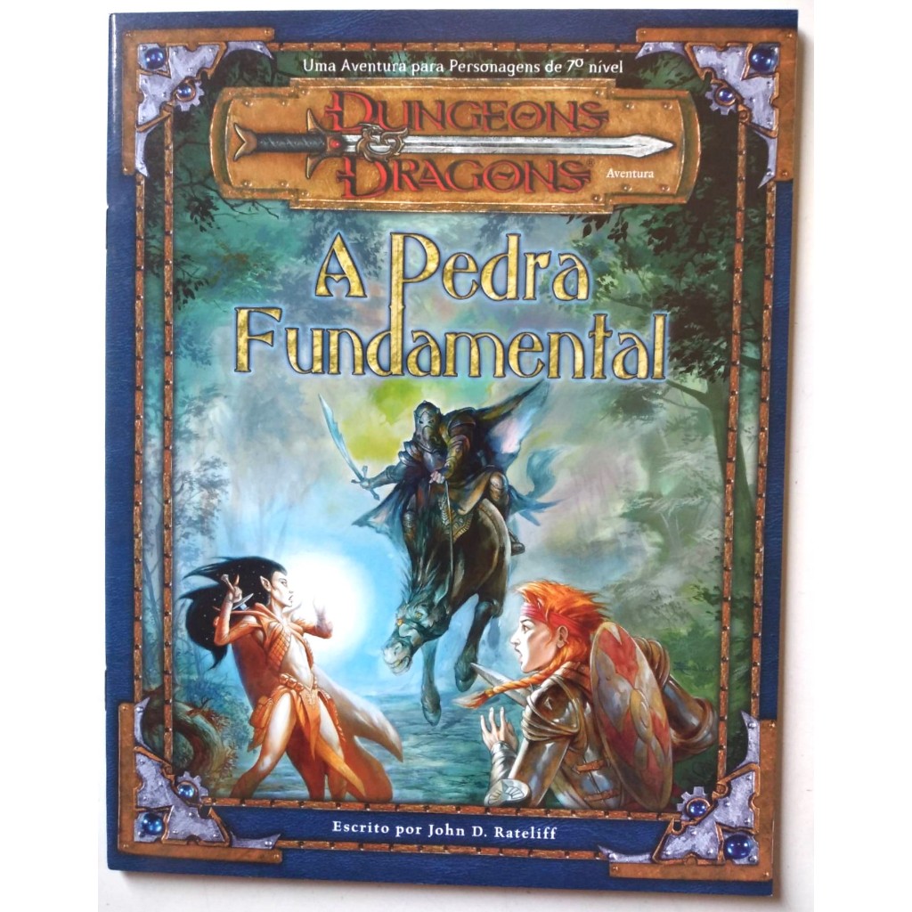 A Pedra Fundamental - Dungeons And Dragons - Livro de RPG/d&d/dnd - Aventura Oficial | Shopee Brasil
