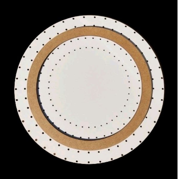 Base Mandala 36cm - MDF Branco | Shopee Brasil