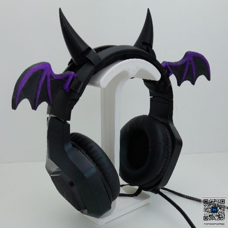 Kit Devil Chifre para Headset | Acessorio para Fone de Ouvido | Asinha ...