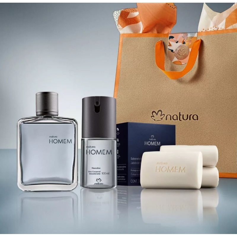 Kit Natura Homem Tradicional 100 ml | Shopee Brasil