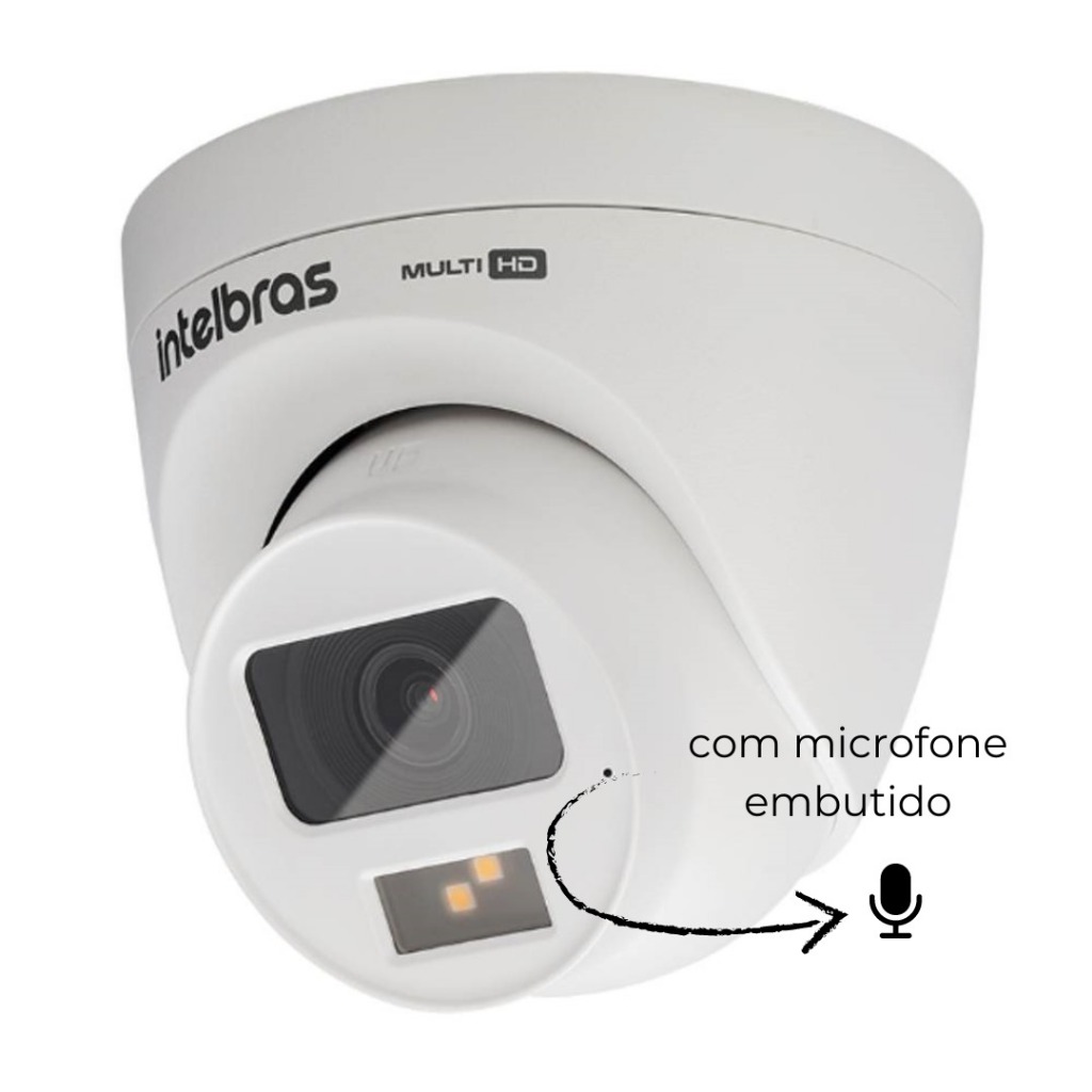 Câmera de segurança Intelbras 20 MT MULTI HD VHD 3220 D FULL COLOR+ com ...