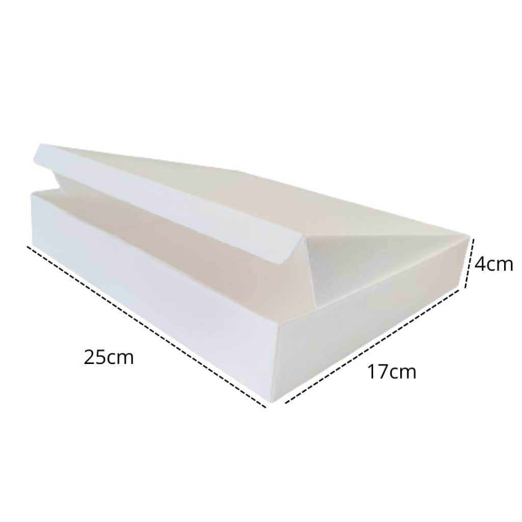 10 Caixas de Papelão 25x17x4 Branco Montável | Shopee Brasil