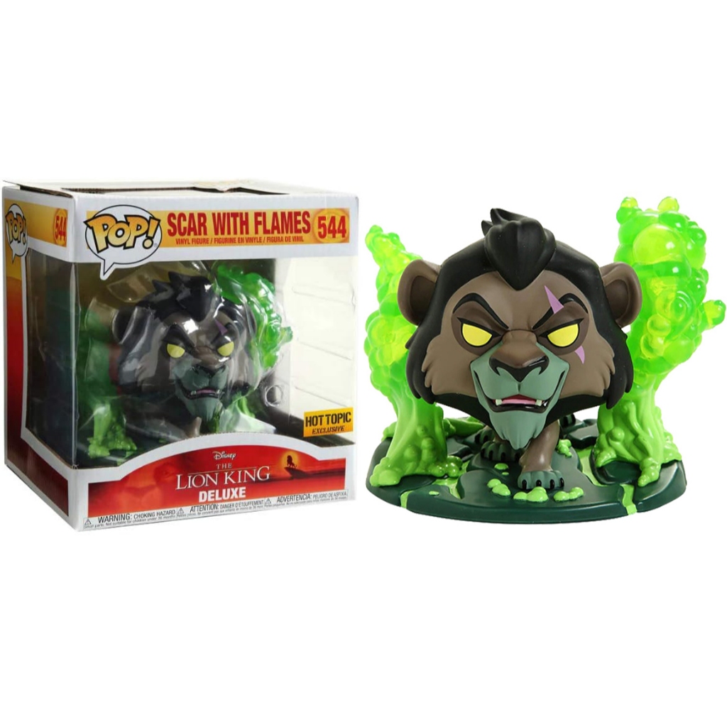 Funko Pop! Scar With Flames The Lion King Deluxe Exclusivo Hot Topic ...