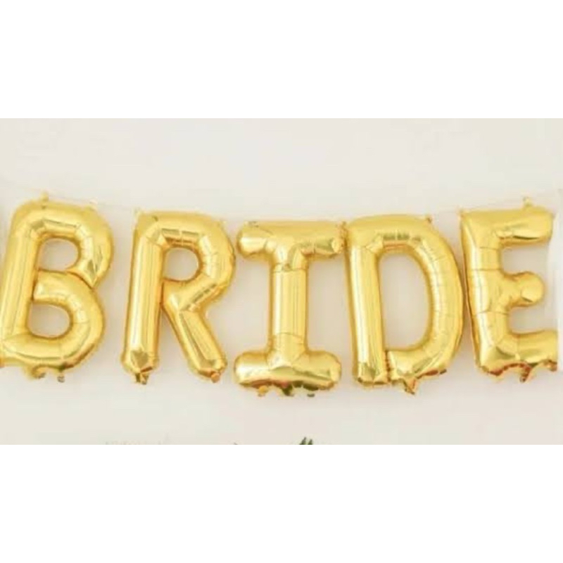 Balão Letra BRIDE 70 CM Despedida | Shopee Brasil