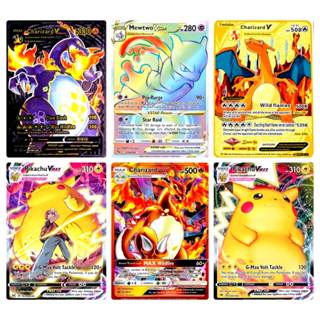 Kit 20 a 40 Cartas Pokemon Brilhantes Cromadas Douradas Pretas Color ...