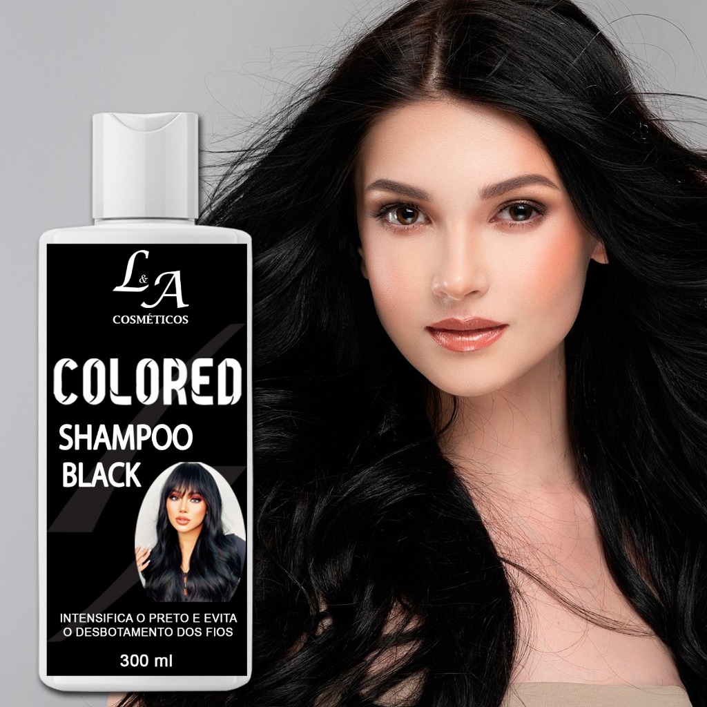 Shampoo Super Tonalizante Preto | Shopee Brasil