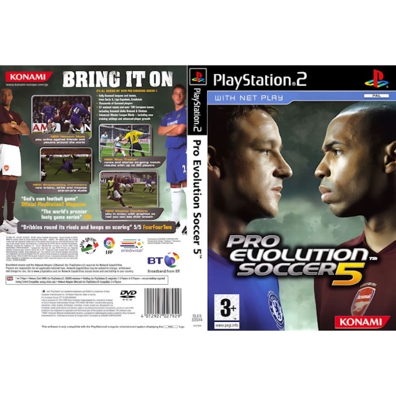 PES 5 Pro Evolution Soccer 2005 - PS2 | Shopee Brasil