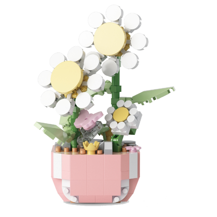 FLOR DE SUCULENTA MINI MARGARIDA - MICRO BLOCO - SIMILAR - PETIT BLOCK ...