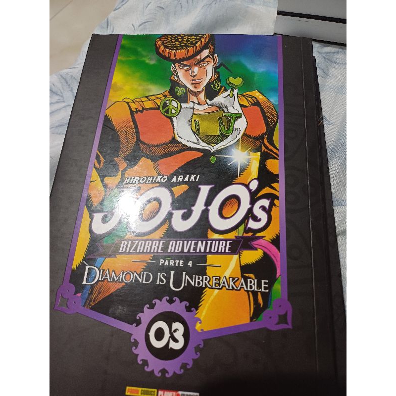 Mangás Jojo's Bizarre Adventure, parte 4 Diamond Is Unbreakable | Shopee Brasil