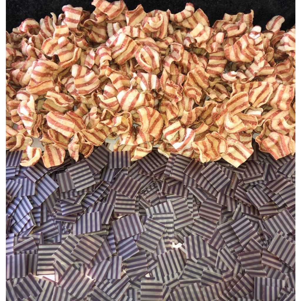 kit 1 kg De Pellets De Trigo Para Fritar + 2 Pacotes Pururuca ...