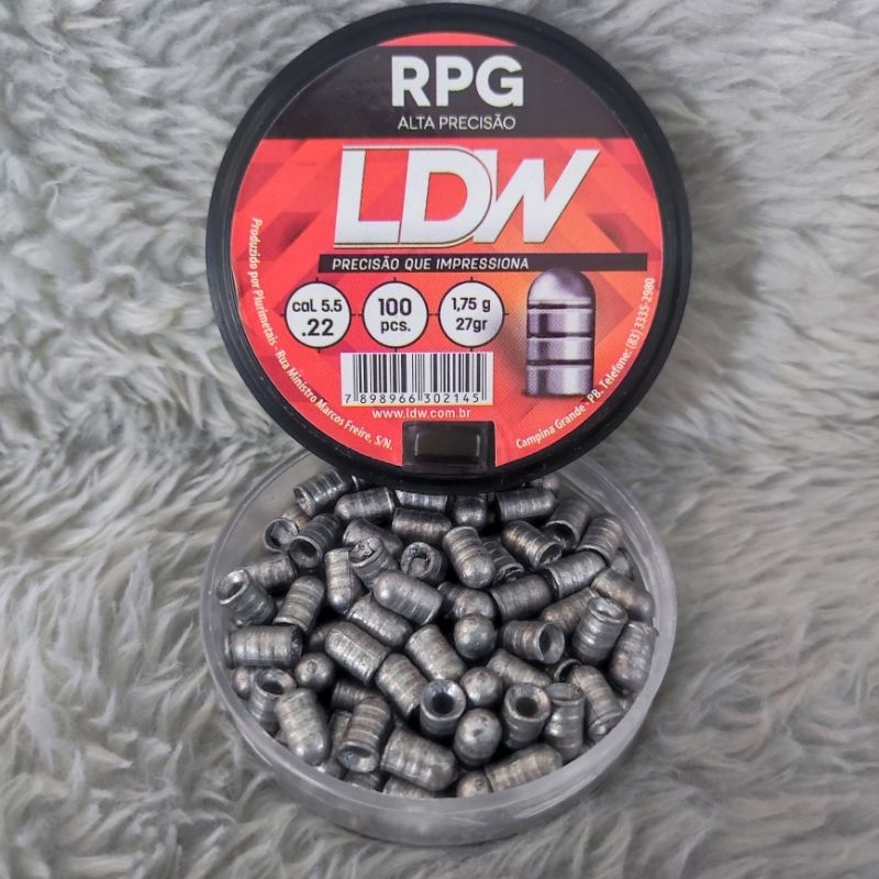 Kit c/7 cx Chumbinhos LDW RPG 5.5 mm com 700 unidades | Shopee Brasil