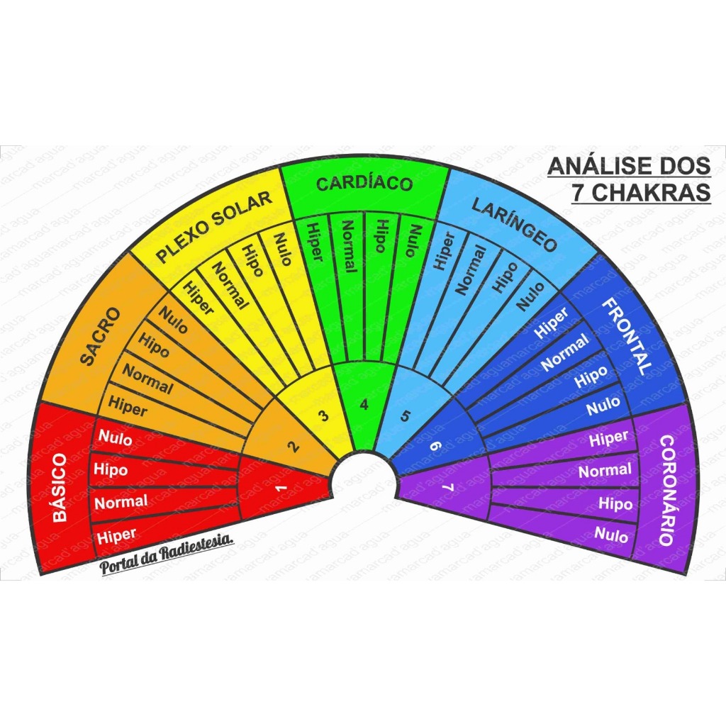 Biometro Analise dos Sete Chakras - Mestre dos sete raios - Reiki ...