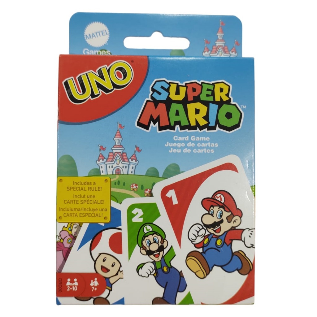 Jogo de Cartas Uno Super Mario Original Mattel | Shopee Brasil
