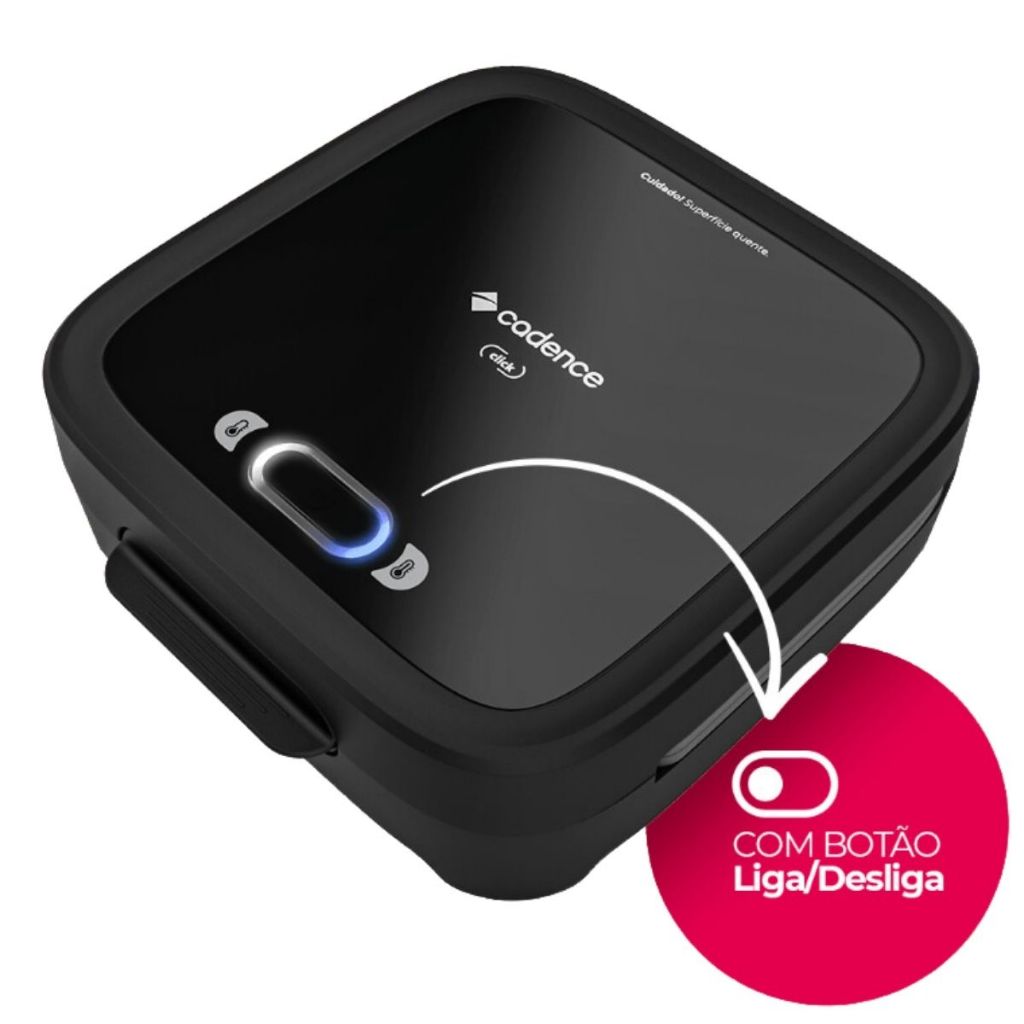 Sanduicheira Cadence Click Grill SAN400 Elétrica Antiaderente Misteira ...
