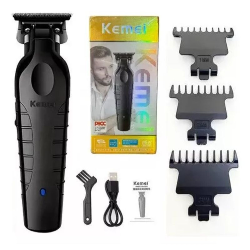 Kemei KM-2299 Máquina de Acabamento Profissional 5W Recarregável | Shopee Brasil