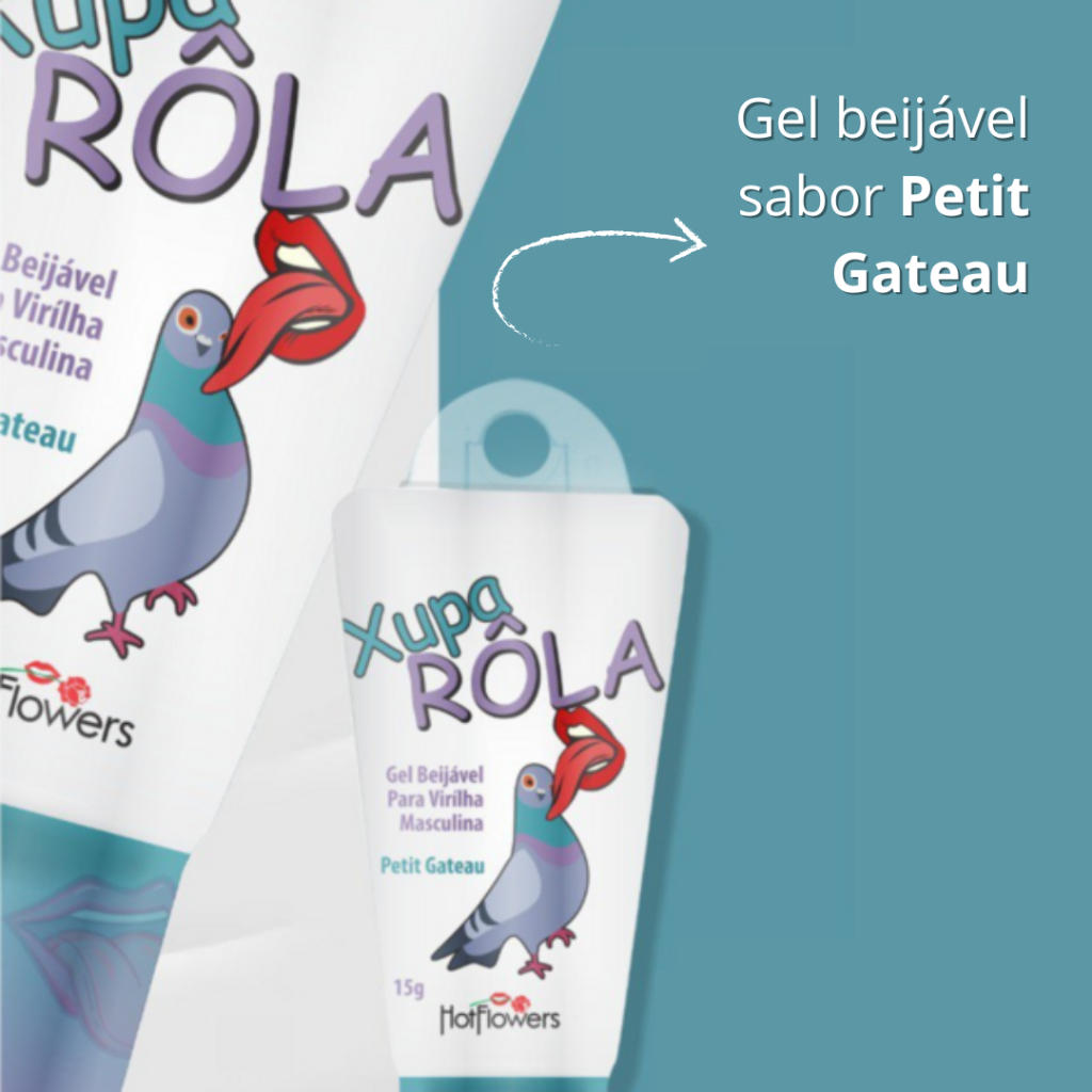 Xupa Rola Gel Beijável Masculino 15g Linha Xups Brasileirinho | Shopee ...