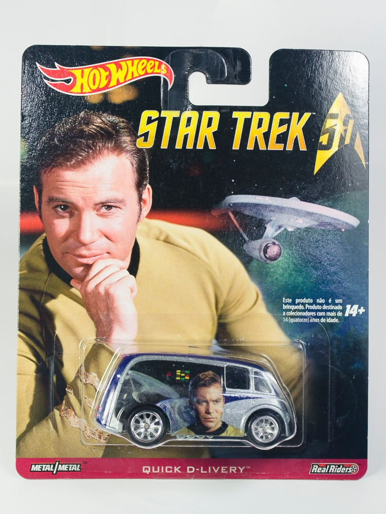 Hot Wheels - Quick D-Livery - Star Trek - RealRiders | Shopee Brasil