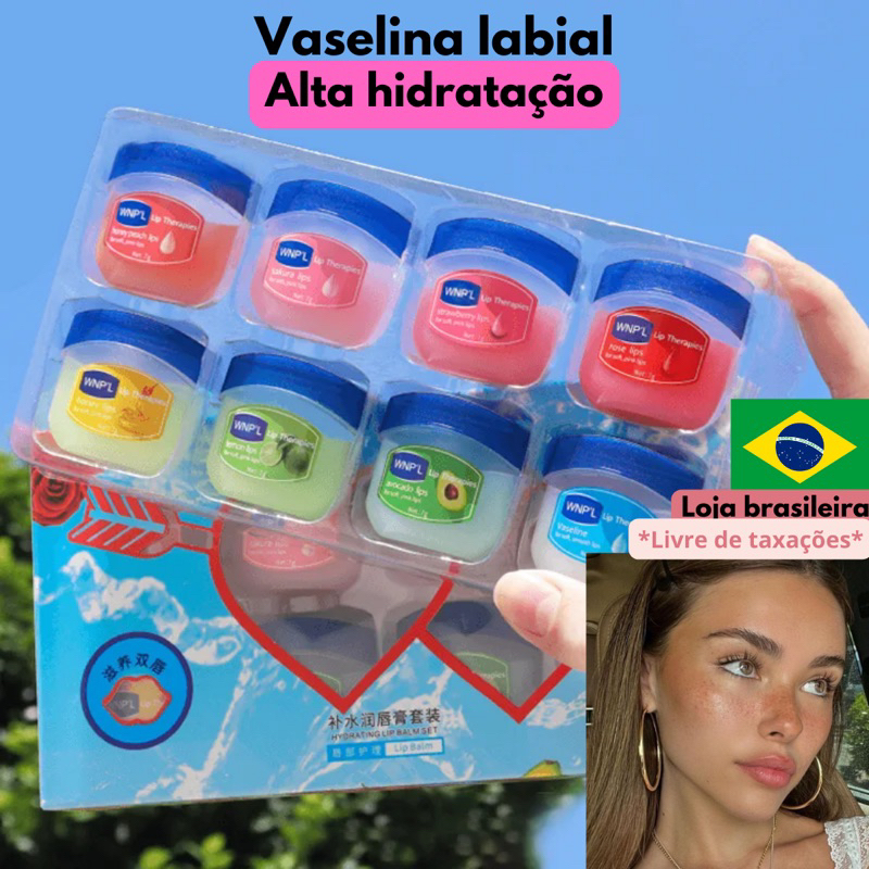Gloss hidratante labial vaselina wnp´l bálsamo lábial lip balm skin ...