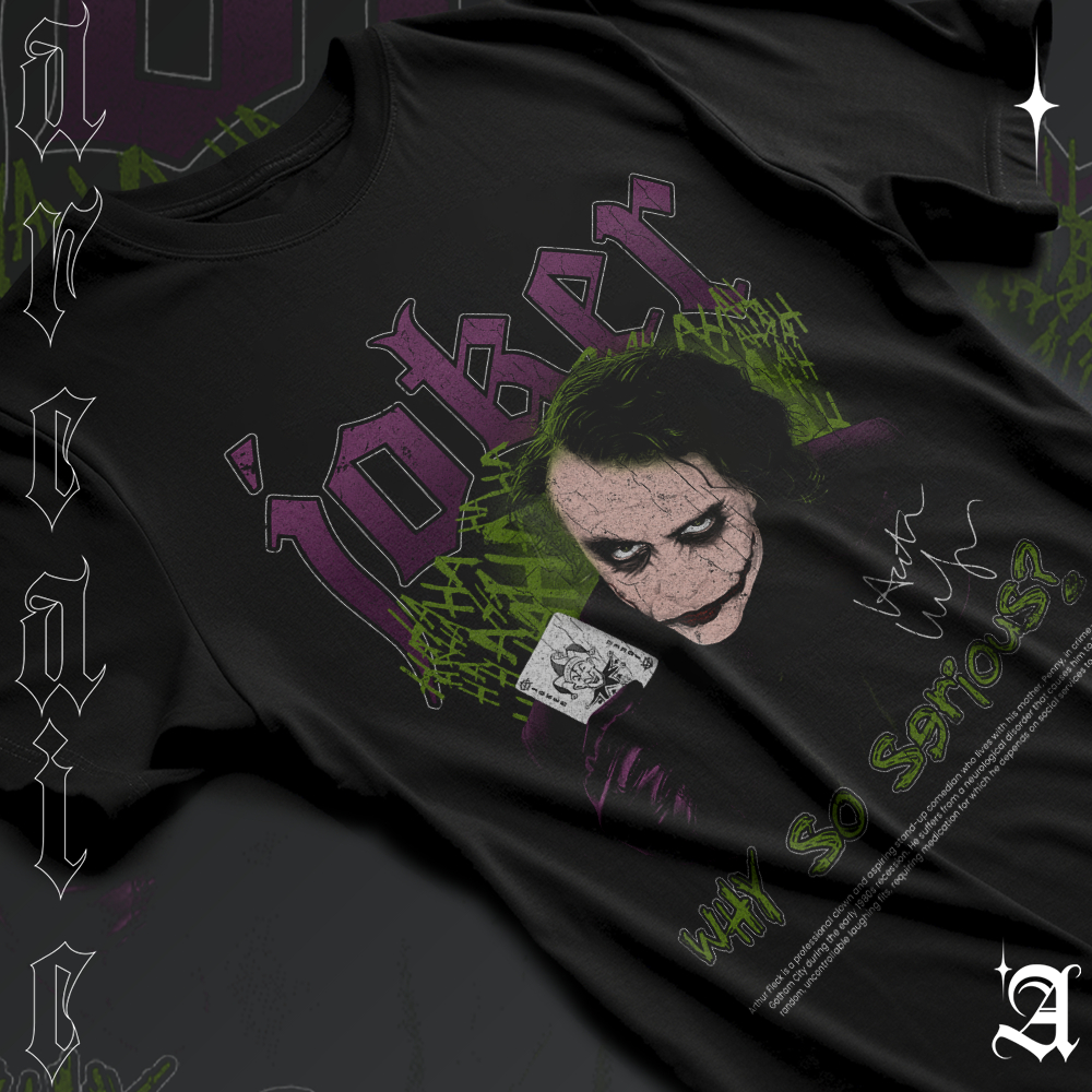 Camiseta Basica e OVERSIZED Joker Coringa Why So Serious Filme Aesthetic Graphic Unissex ...