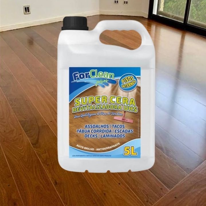 Cera Para Piso de Taco Tacos Acrilica brilhante liquida incolor Gl: 5 ...