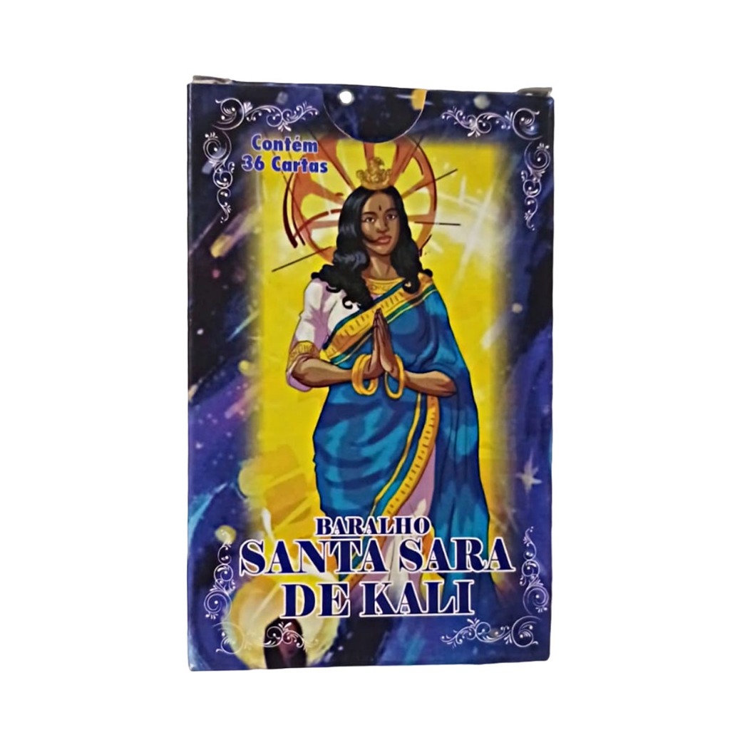 Tarot Baralho Santa Sara De Kali 36 Cartas C Manual Tarot Cigano Shopee Brasil