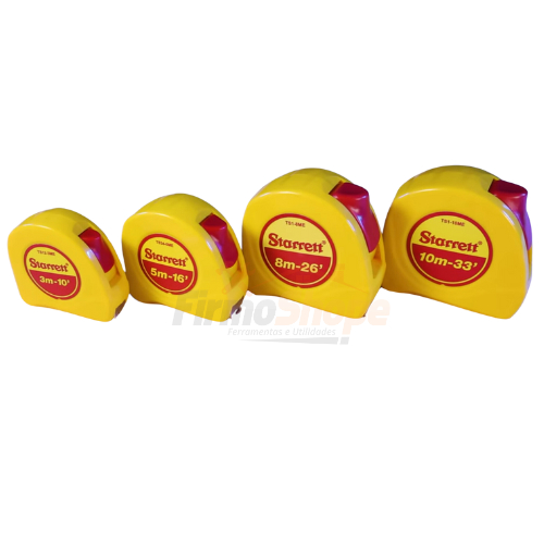 Trena Bolso Profissional Starrett 3m / 5m /8m / 10m | Shopee Brasil