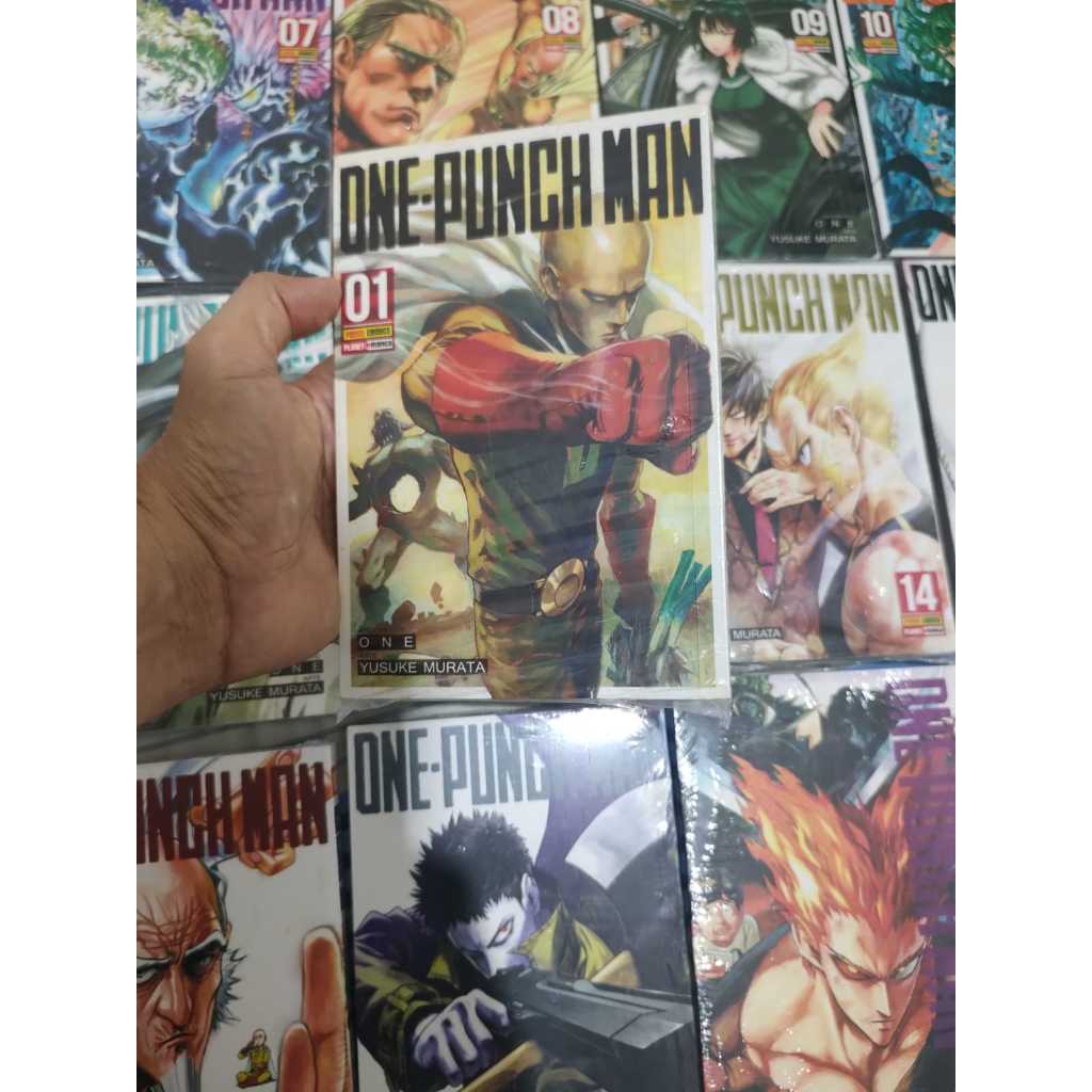 Mangá One Punch Man (combo 01 ao 18, sendo do 03 ao 18 NOVOS) | Shopee ...