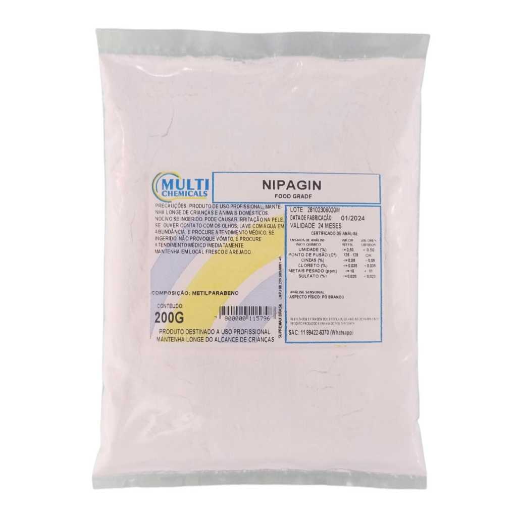 Nipagin - metilparabeno - 200G | Shopee Brasil