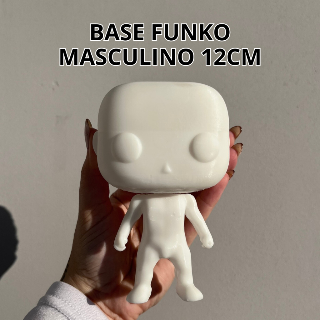 Funko Pop Masculino Base Completo Para Pintura e Personalização Peça ...