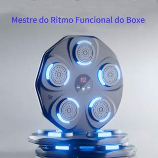 Máquina De Boxe Musical Acende No Ritmo Da Música Com Luva Bluetooth ...