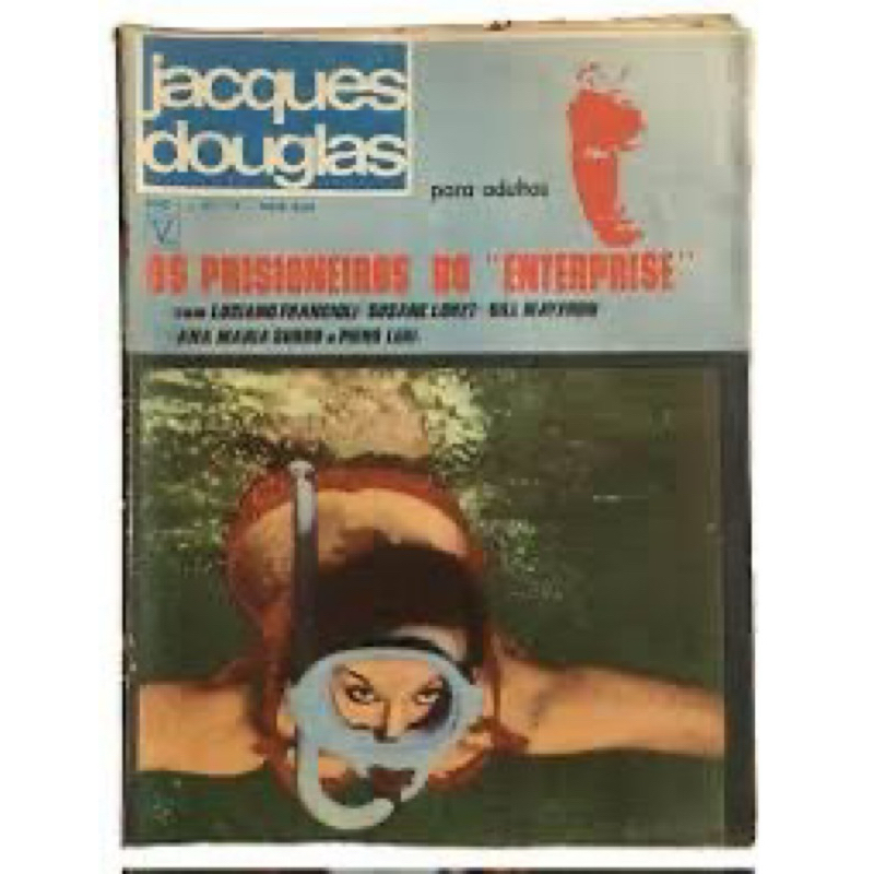 Fotonovela Jacques Douglas número 12 - Os prisioneiros do Enterprise | Shopee Brasil