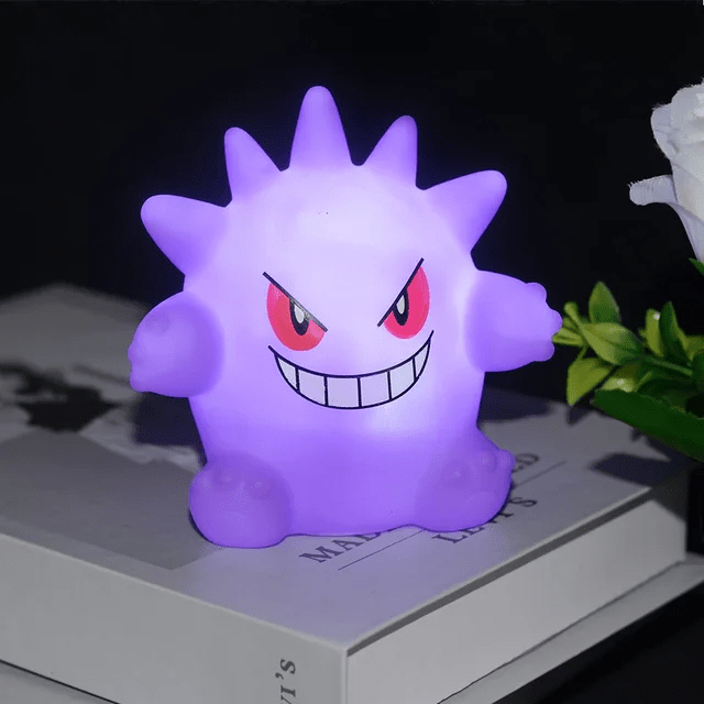 Luminária Pokémon LED: Pikachu, Squirtle, Charmander, Gengar e Psyduck ...
