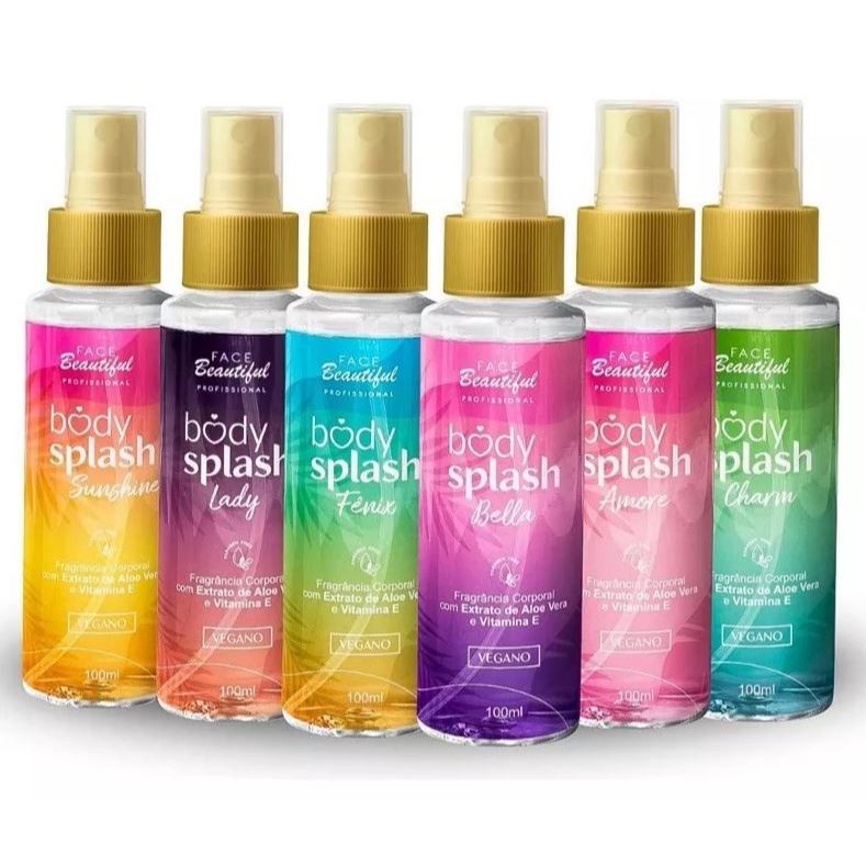 Body Splash 100ml - Face Beautiful Perfumes Feminino | Shopee Brasil